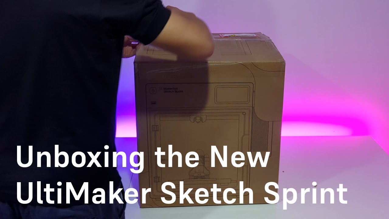 UltiMaker Makerbot Sketch Sprint Unboxing and Setup