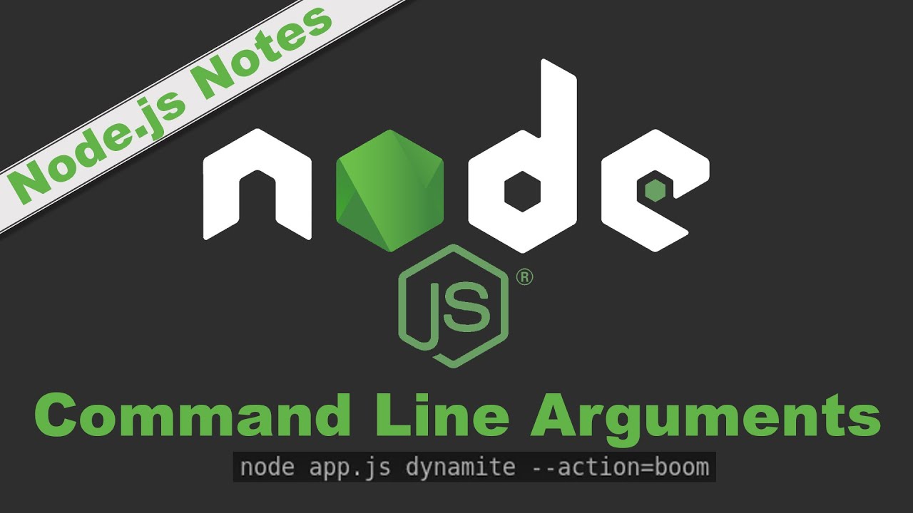 Node.js Notes:  Command Line Arguments (interview preparation)