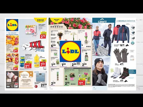 ARRIVAGE LIDL CATALOGUE Du 04/01 au 10/01 2023
