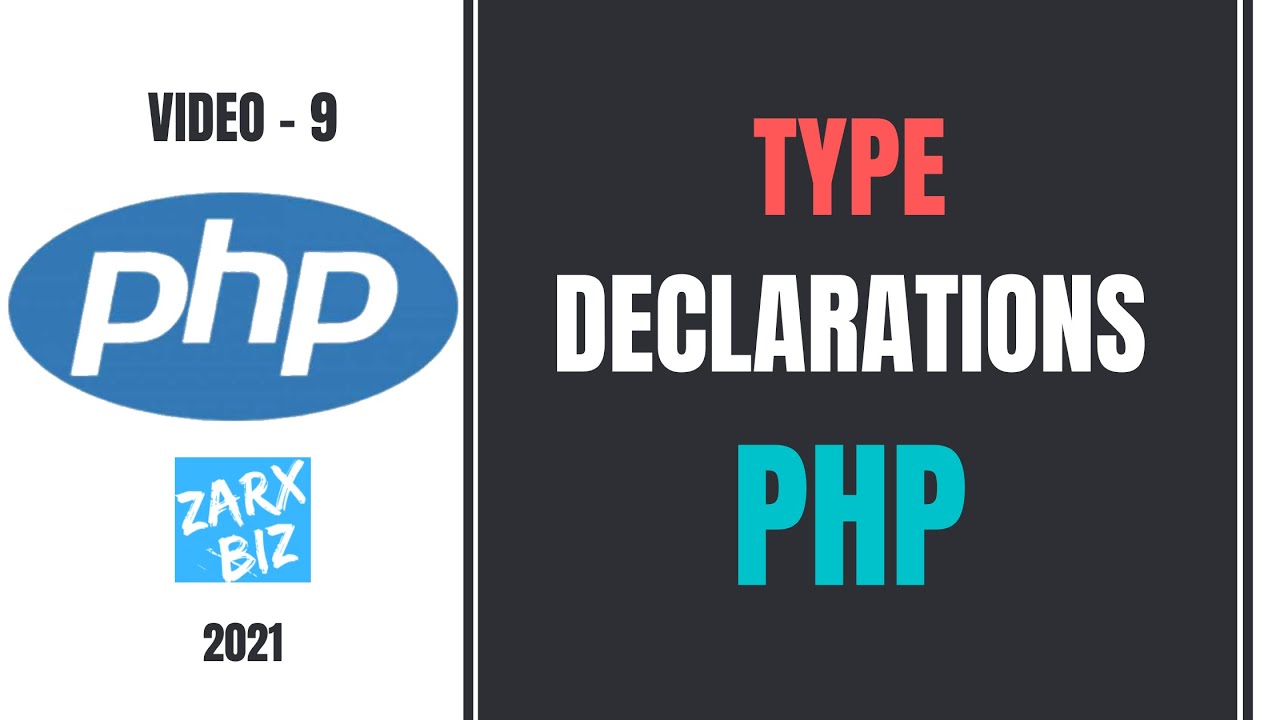 #9 Type Declarations In OOP PHP | Object Oriented PHP Tutorial | PHP Tutorial