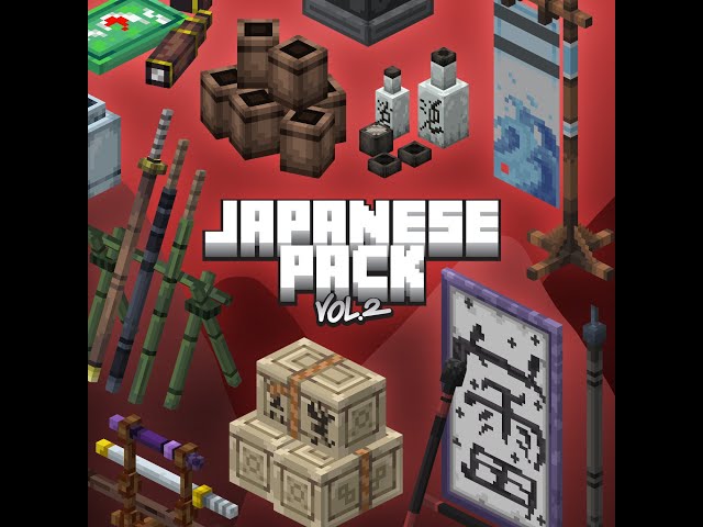 Japanese Furniture Pack Volume 2 Minecraft Texture Pack