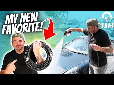 My favorite Pressure Washer hose is here: Introducing the QUIVRflex!
