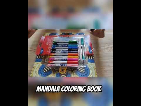 Mandala Art coloring book. #art #artist #mandala #coloring #brushpen #sketchpenart #mandalaart