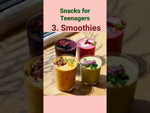 Top 5 healthy snacks for teenagers| snacks for teenagers| #food #health #shorts