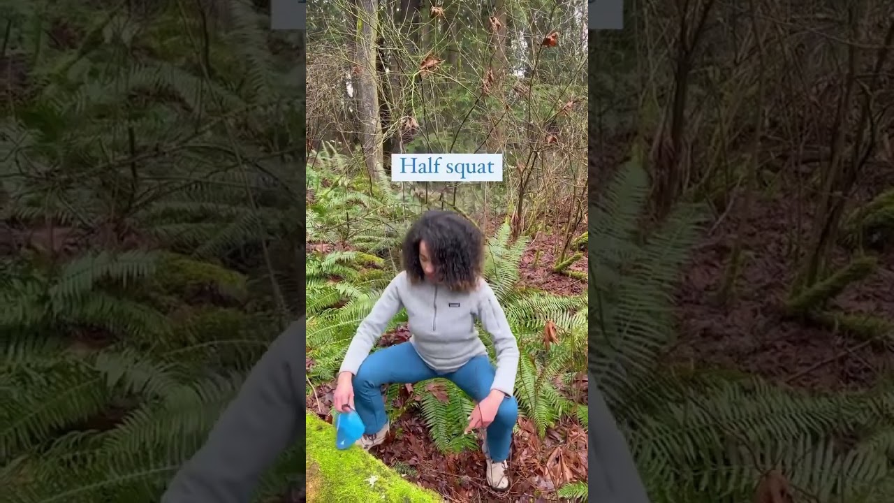 How to pee in nature