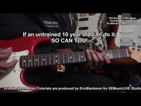 How To Play Easy OLD SCHOOL BLUES GUITAR @EricBlackmonGuitar YouTube Blues Guitar Lessons