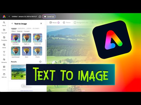 How to use Adobe Generative Ai in Free Adobe Express