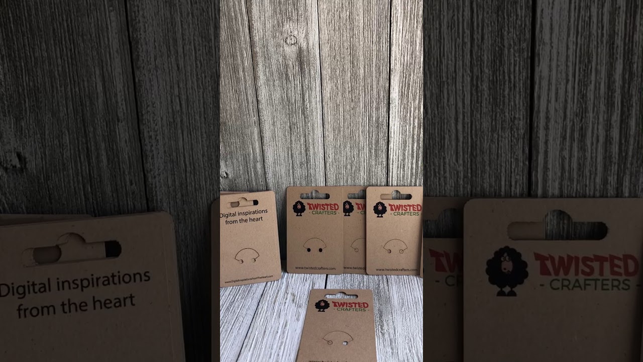 1-inch Pinback Button Tag Packaging