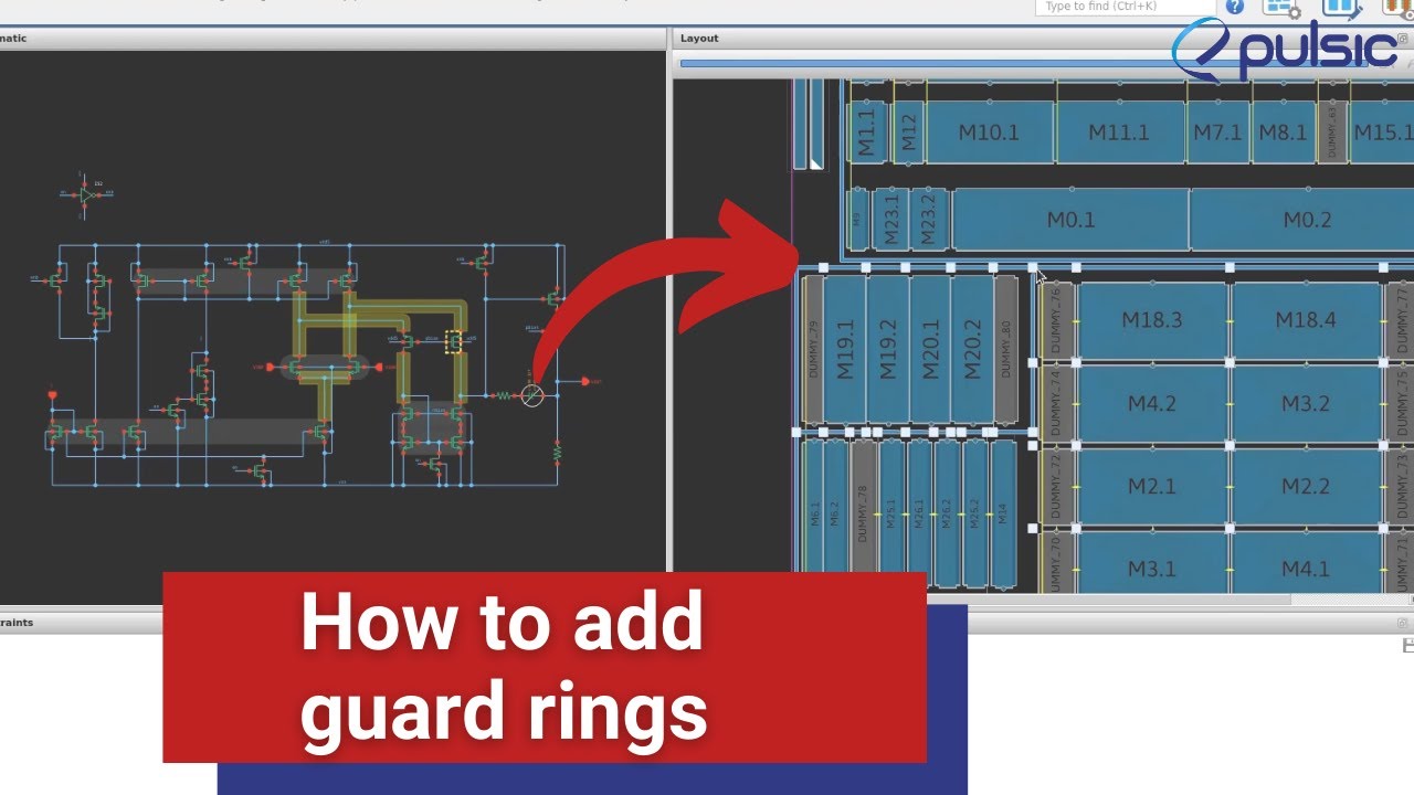 How to add guard rings