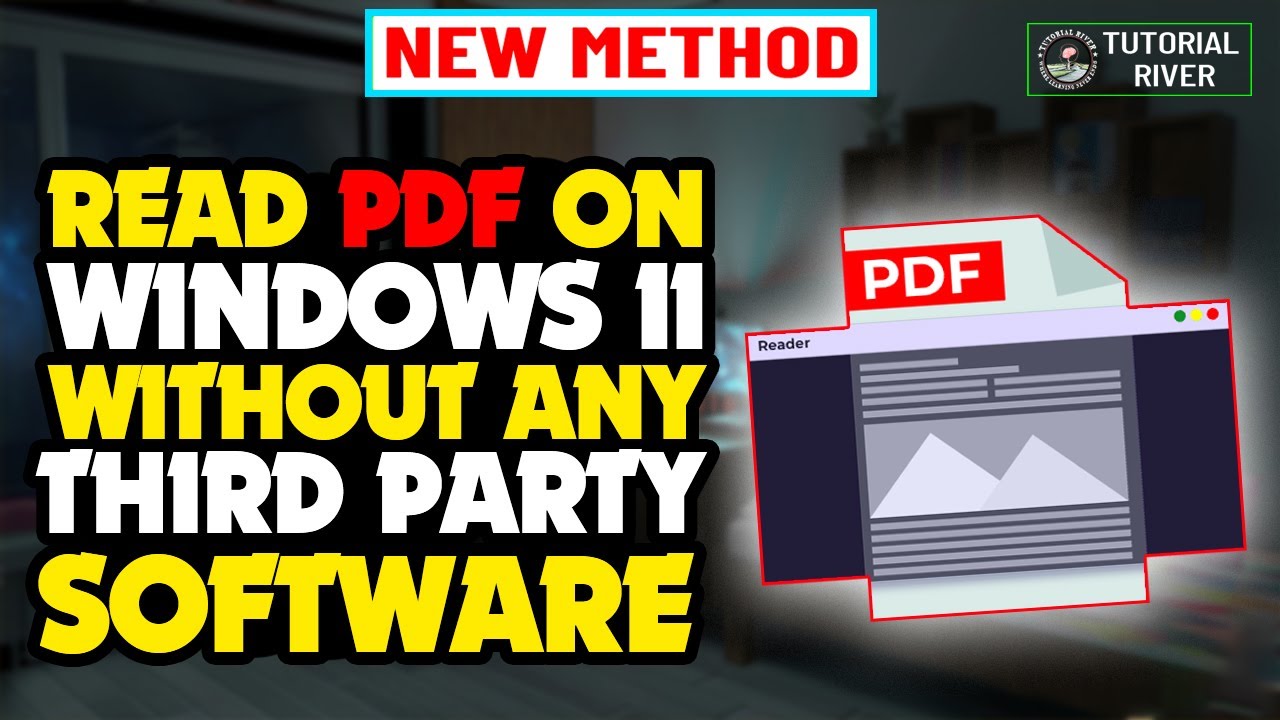 How to read PDF on Windows 11 ( without any third party software )