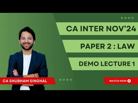 CA Inter - Paper 2 | Law | REGULAR IN-DEPTH BATCH | Pen Drive