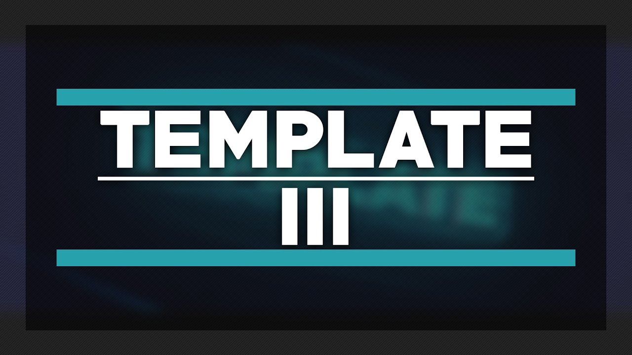 Template #3 - [FREEBIE]