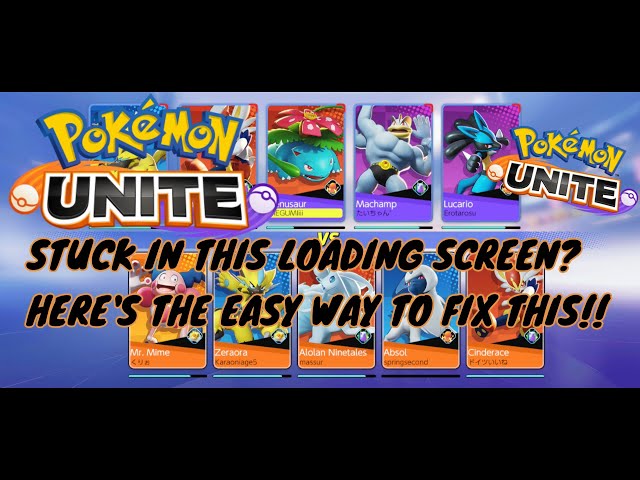 How to fix the Pokemon Unite stuck on loading screen issue