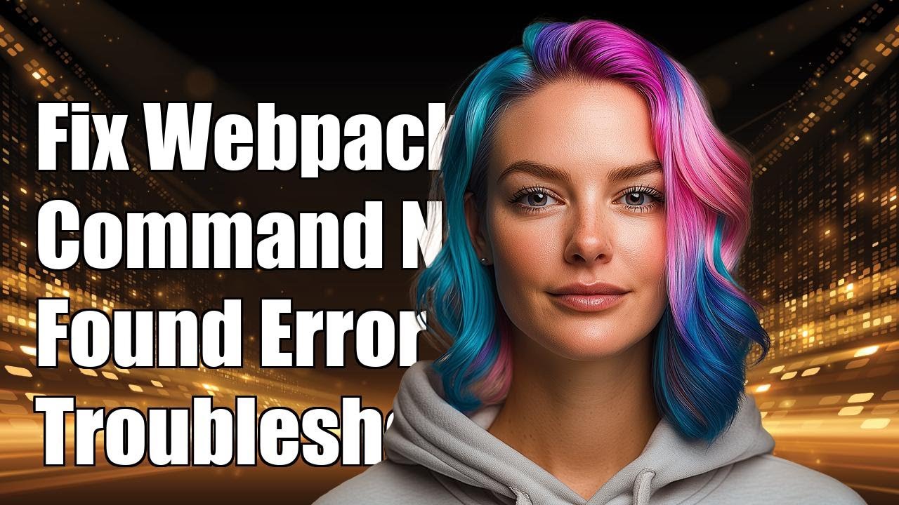 Fixing 'Webpack Command Not Found' Error: Troubleshooting Guide & Solutions