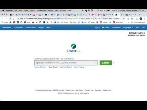 Using Databases for Research