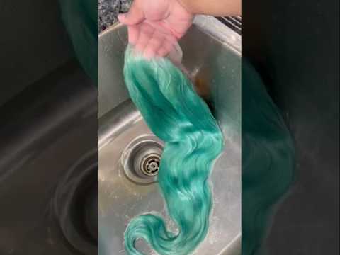 ADORE SWEET MINT ON 613 BLONDE WIG | WATERCOLOR METHOD# #blondewig #blondehair #613 #explore