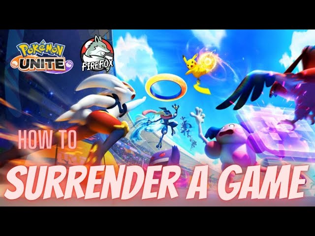 How to surrender in Pokemon Unite