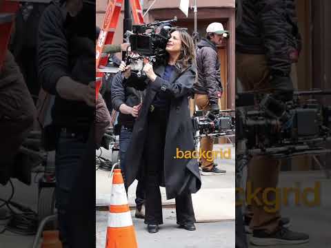 Mariska Hargitay wraps season 26 on the set of Law and Order SVU in New York, NY