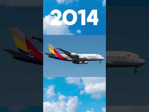 Asiana Airlines Throughout The Years π°π· #asianaairlines #aviation #avgeek #commercialaviation