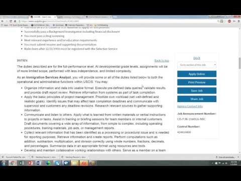 RP OutlineFormat for USAJOBS