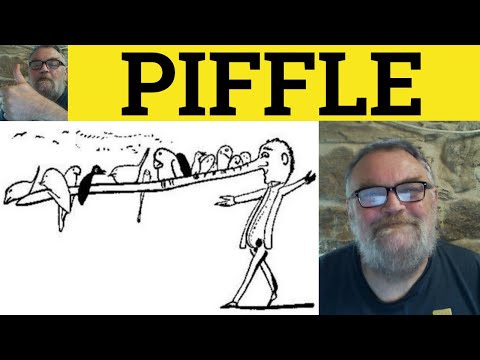 🔵 Piffle Meaning - Piffle Examples - Piffling Definition - British Slang - Piffle Defined - Piffle