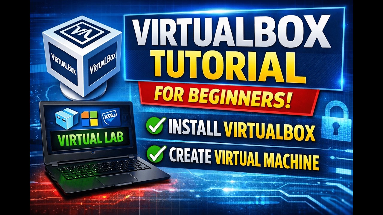 Install VirtualBox & Create a Virtual Machine | Beginner Lab Setup