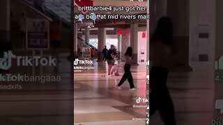 Aftermath Of Famous Rapper Britt Barbie Beat Up At MID Rivers Mall