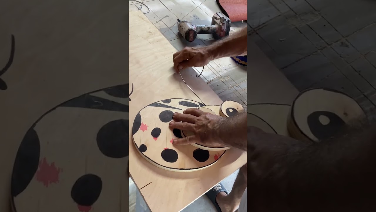 Ladybug assembly #assembling #ladybug #body #parts #handyman #crafting