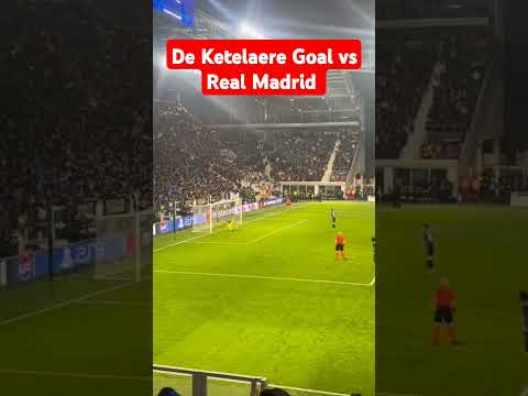 Charles De Ketelaere Goal vs Real Madrid Atalanta vs Real Madrid #deketelaere #atalanta #allgoals