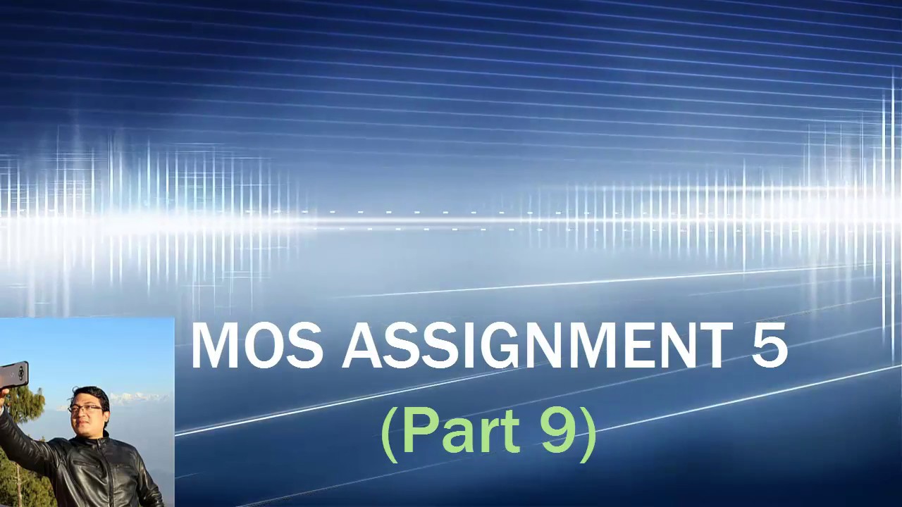 MOS Assignment 5 Part 9 (Bookmark, Hyperlink & Footer)