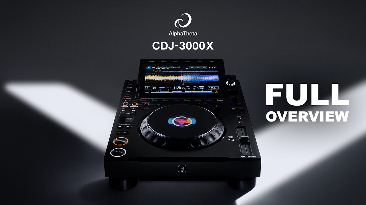 CDJ-3000X Professional DJ Multi Player | Full Overview