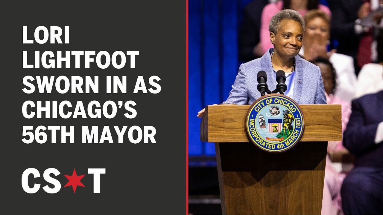 Lori Lightfoot sworn in as Chicago’s 56th mayor