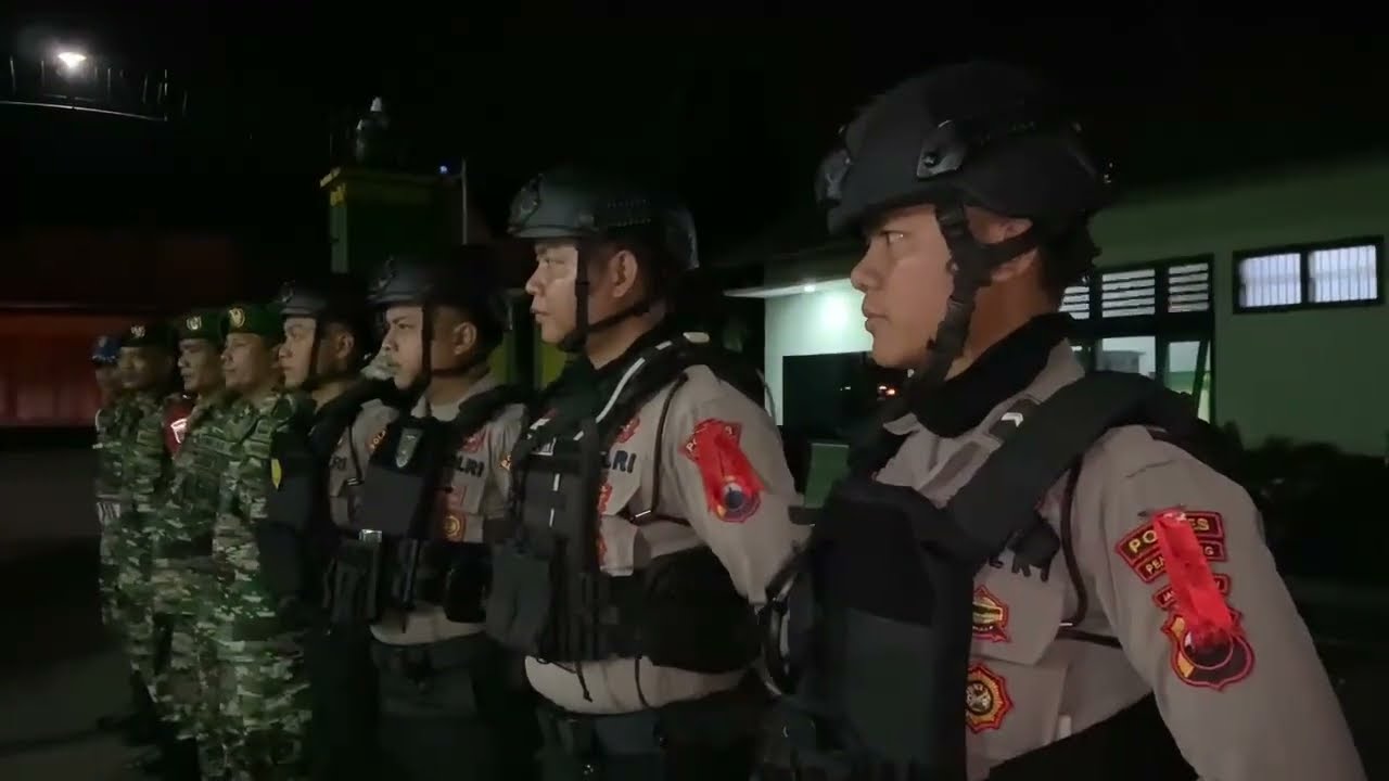 Patroli Bersama TNI-POLRI antisipasi gangguan kamtibmas di wilayah kabupaten Pemalang