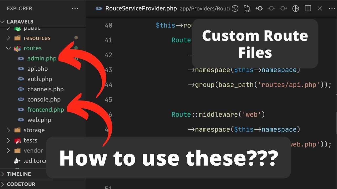Laravel Tip - Manage Huge Route Files By Creating Multiple Route Files