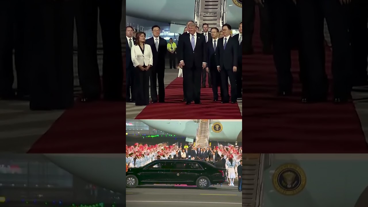 Trump arrives in China for summit with Xi