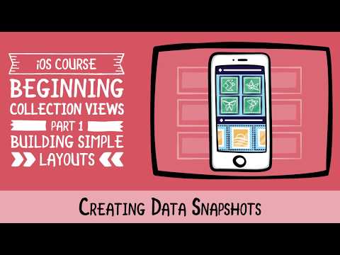 Learn Creating Data Snapshots Beginning CollectionViews in iOS Swift 5 Xcode 11 - Mind Luster
