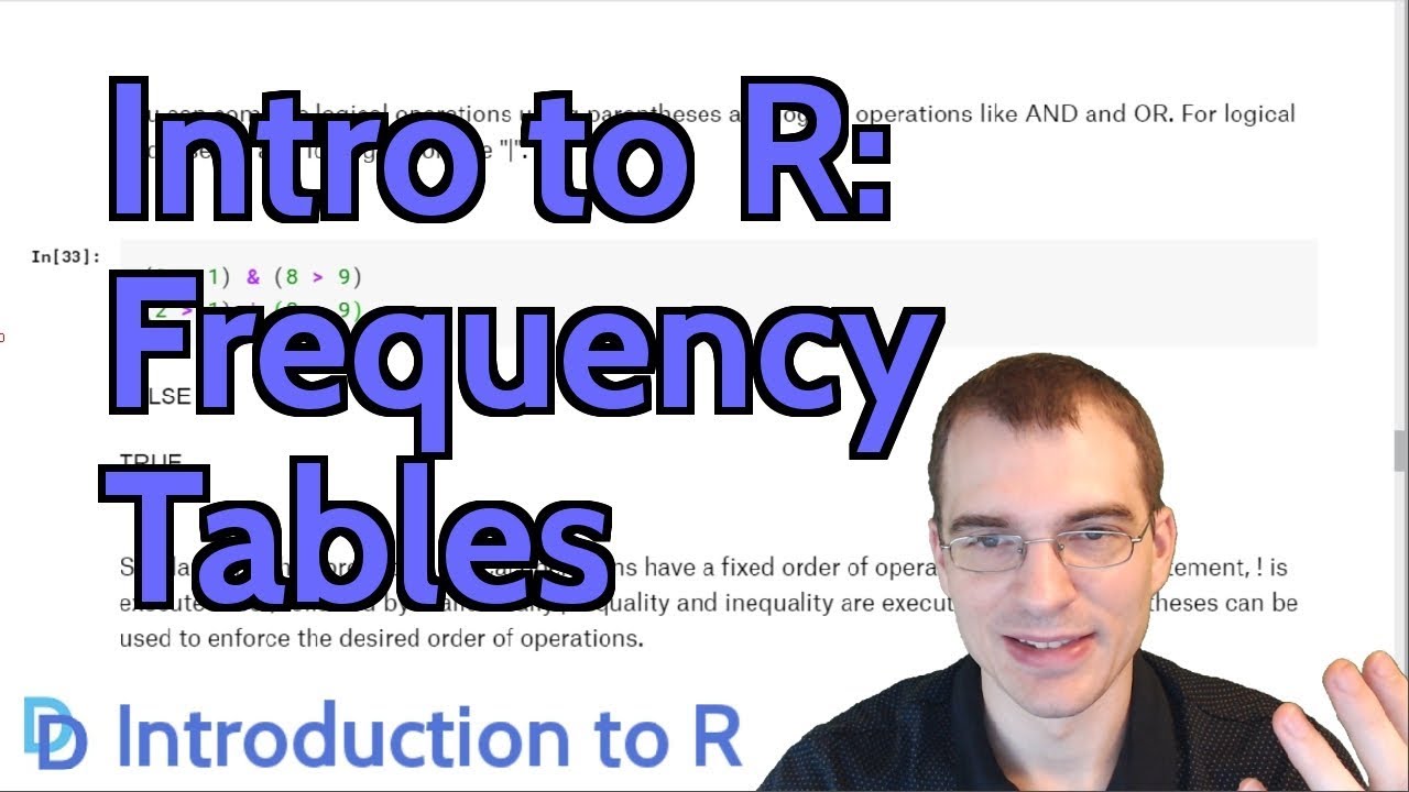Introduction to R: Frequency Tables