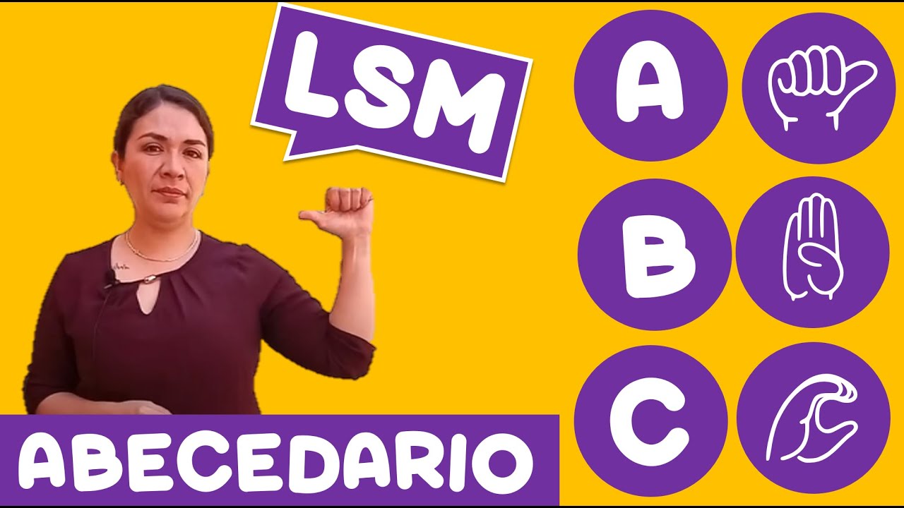 LSM Alphabet | Mexican Sign Language.
