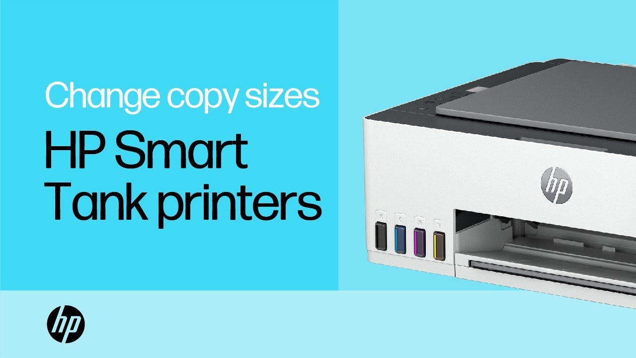 Change copy sizes for HP Smart Tank printers | HP Support