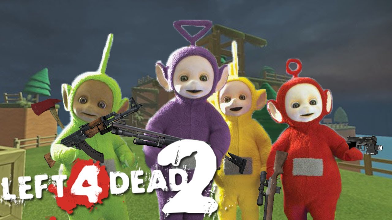 Broken Hand - Left 4 Dead 2 with Teletubbies mods
