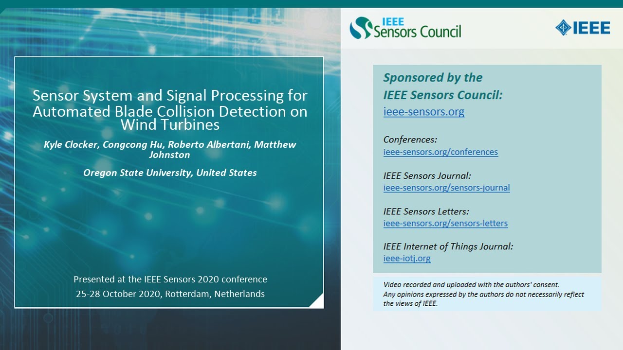 Sensor System and Signal Processing for Automated Blade Collision Detection on Wind Turbines
