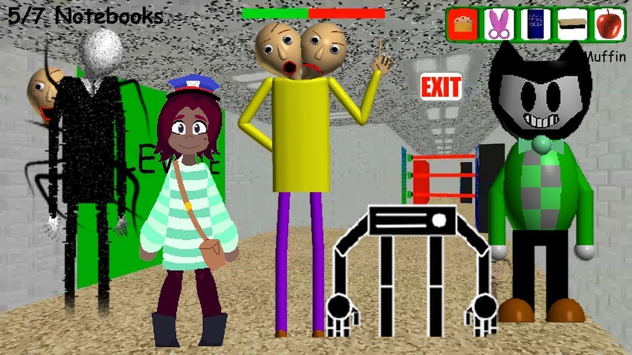 Baldi's basic random maps series: Insane School (Baldi's basic custom map)