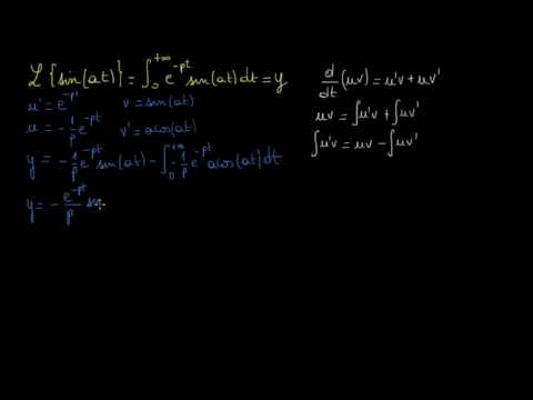 Transformée de Laplace de sin(at) (vidéo) | Khan Academy