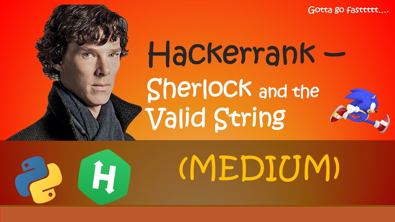 Hackerrank - Sherlock and the Valid String walkthrough #Python #Hackerrank
