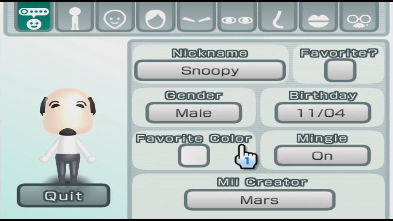 Snoopy - Peanuts - Mii 207