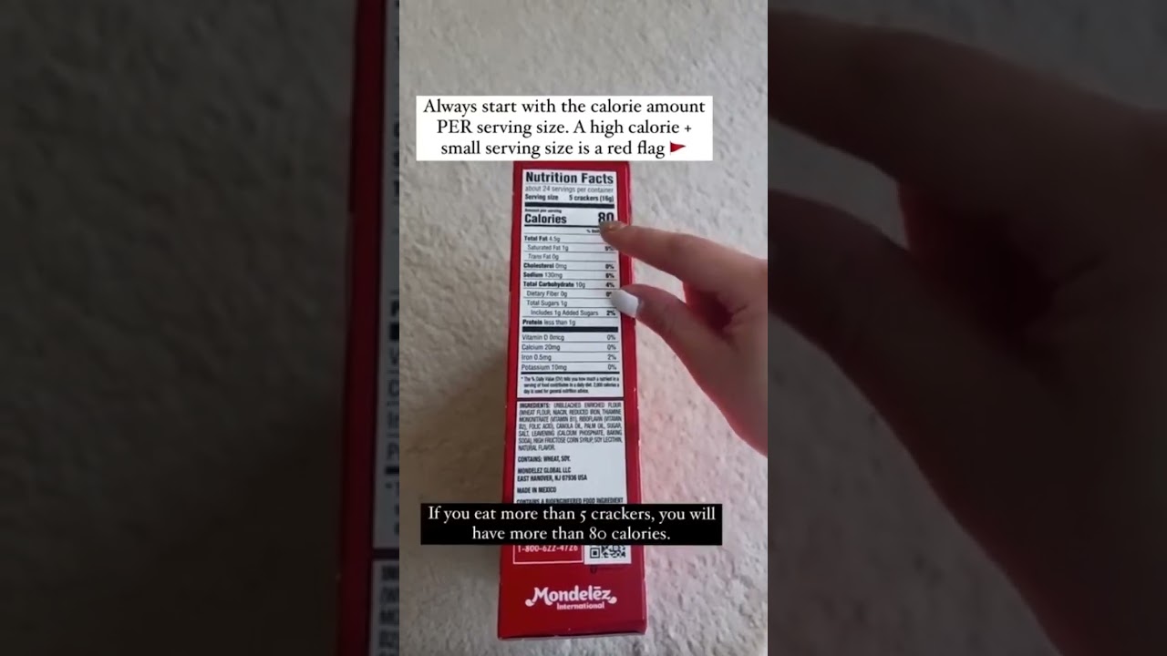 How to read nutrition labels to lose weight consistently— it’s all about portioning your food.