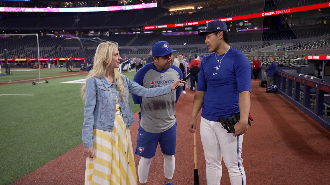 Kazuma Okamoto, Daulton Varsho, George Springer, and Addison Barger remember their first time
