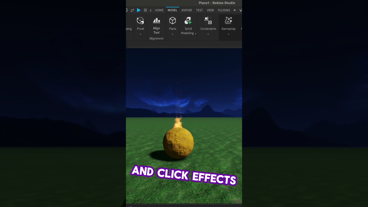 ️‍🔥 Adding Fire Effect on Roblox Studio #roblox #robloxgamedesign #robloxedit #tutorial