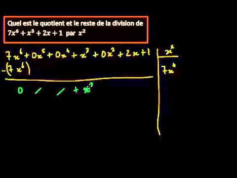 Division euclidienne d'un polynôme par un monôme (vidéo) | Khan Academy