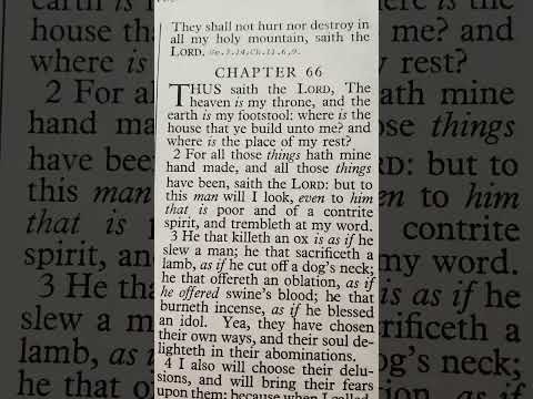 Isaiah 66:1-2 Part 1